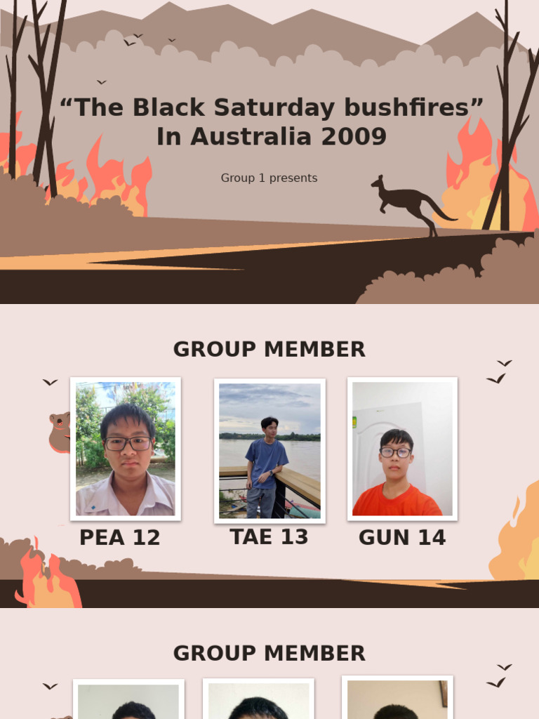 ฉันกำลังแชร์ 'The black Saturday bushfire in Australia 2009' กับคุณ ...