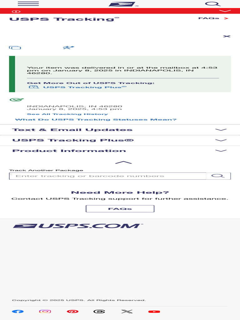 USPS Tracking® Results | PDF | United States Postal Service | Companies