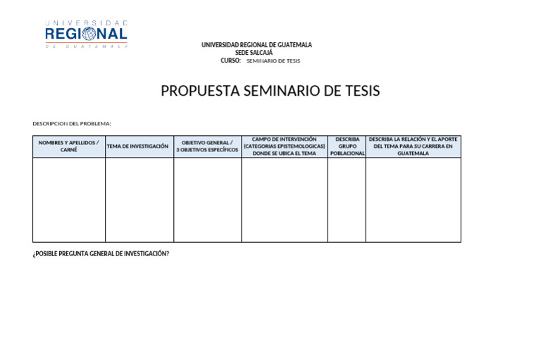 MATRIZ DE PROPUESTA | PDF MATRIZ DE PROPUESTA | PDF