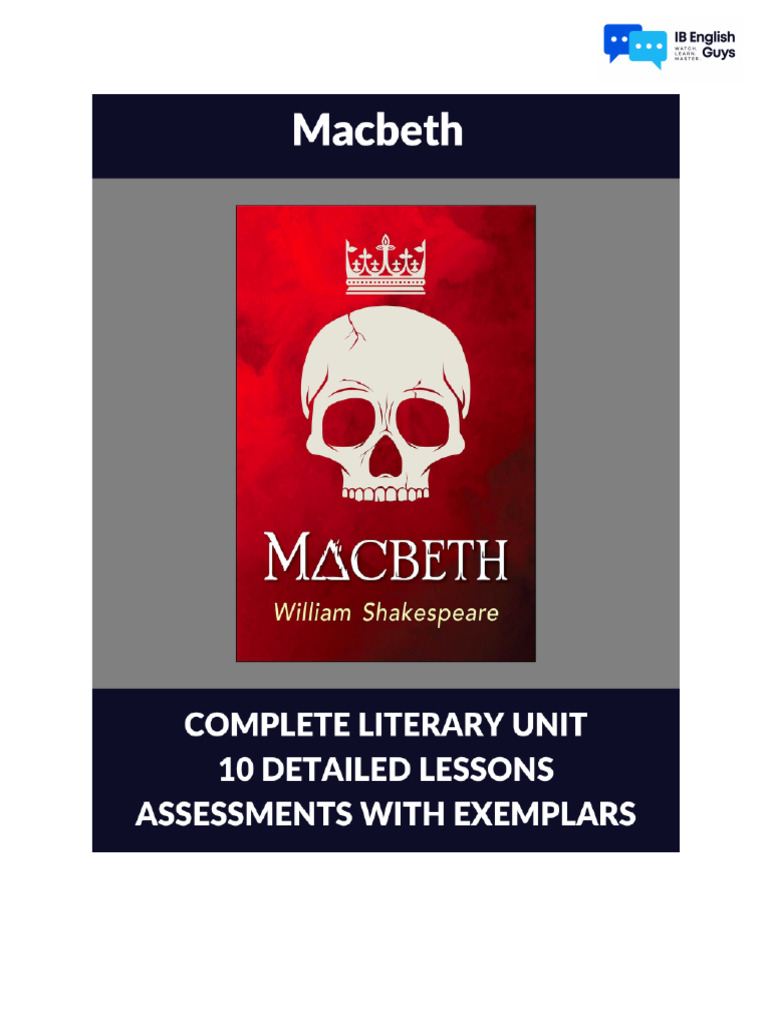 Engaging Macbeth Unit Plan for Teachers | PDF | Macbeth