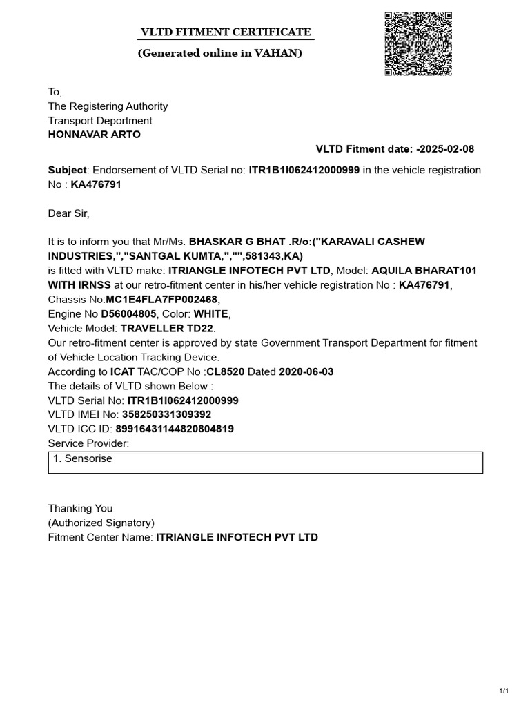 KA476791_VLTD Maker | PDF