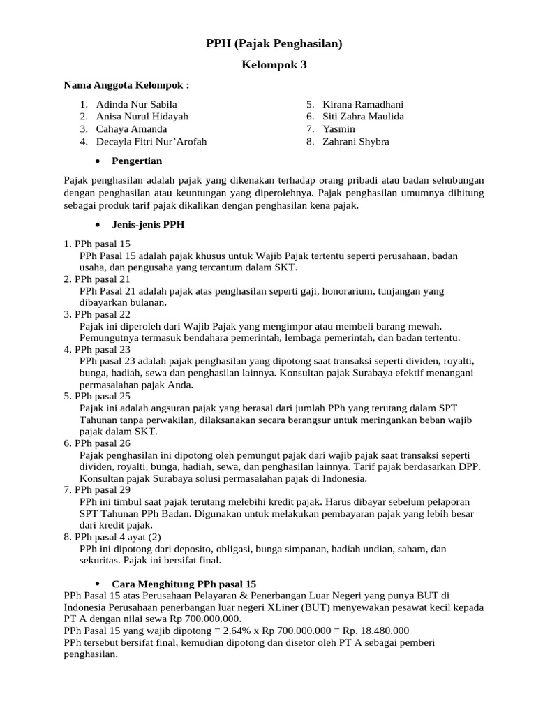 PPh Kel. 3 | PDF