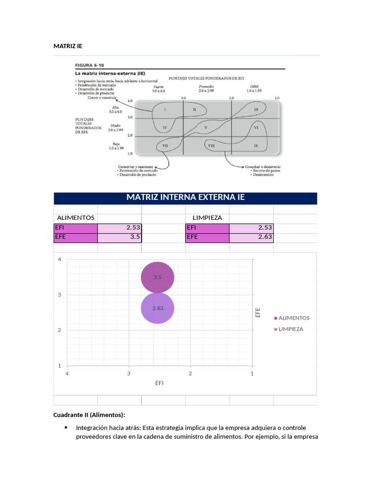 Matriz Ie | PDF | Marketing | Business