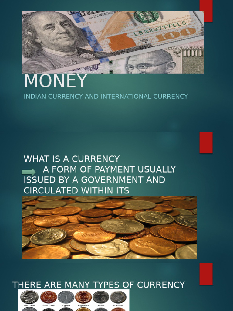 MONEY PPT by Class3 | PDF