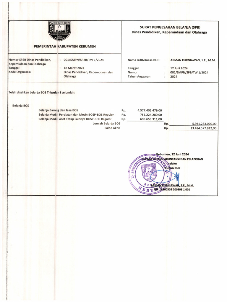 SPB Bosp SMP 2024 | PDF