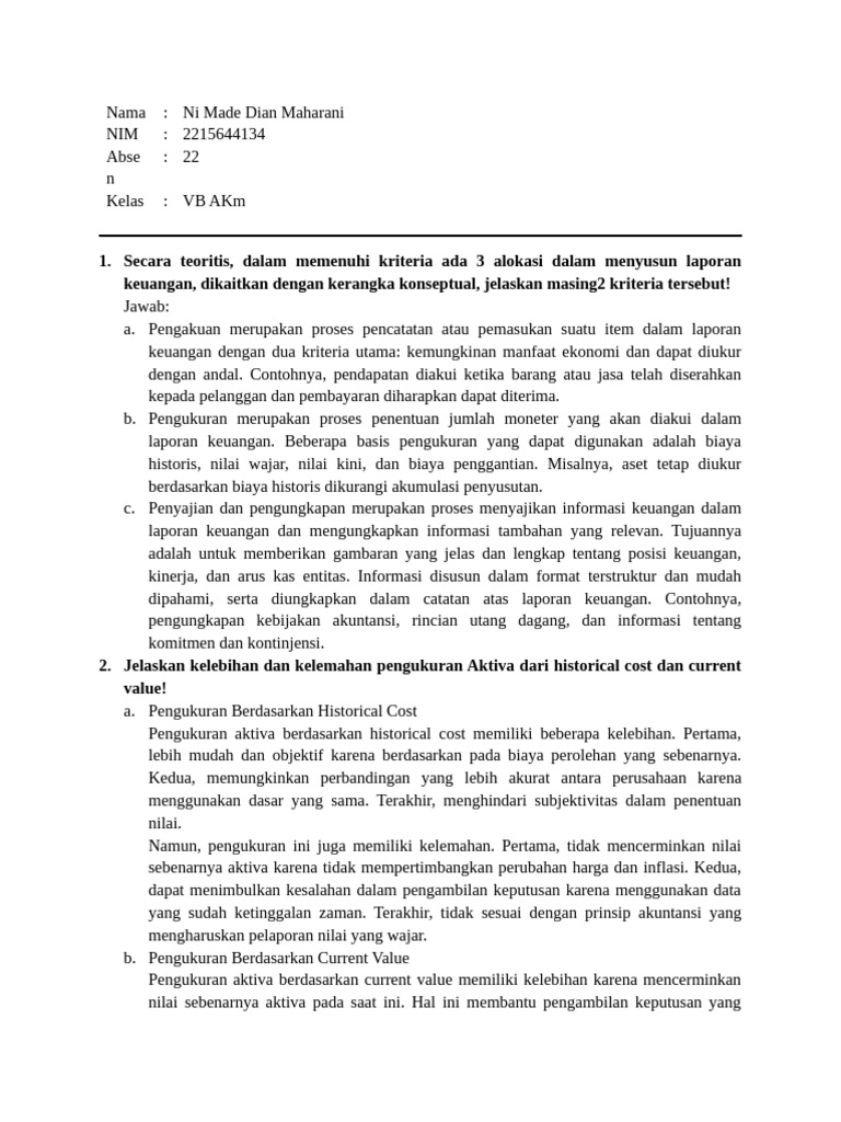 Tugas Konsep_Ni Made Dian Maharani | PDF
