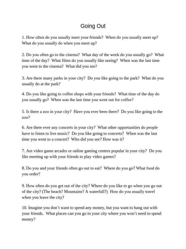 Social Activities and Outings Guide | PDF
