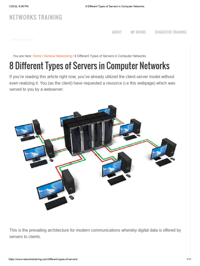 8 Different Types of Servers in Computer Networks | PDF | File Transfer ...