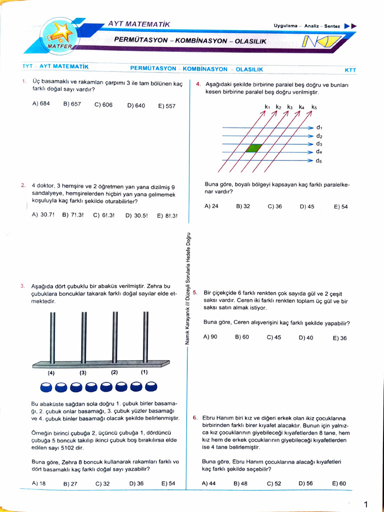 Pekiştiren Ve Geliştiren Testler 1 | PDF