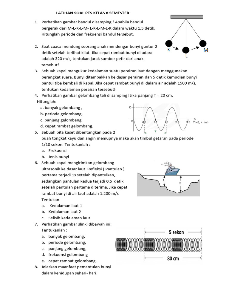 LATIHAN SOAL PTS KELAS 8 SEMESTER 2 | PDF