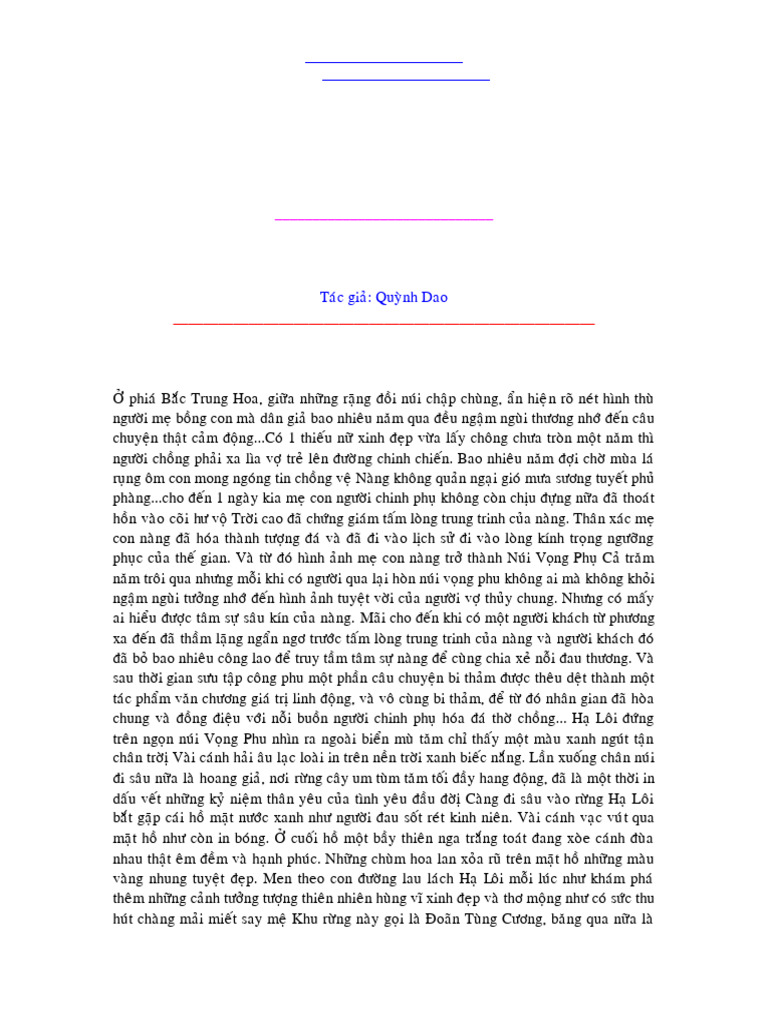 Hon Vong Phu | PDF