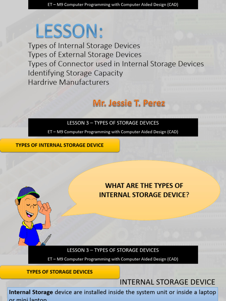 3. Types of Storage Device | PDF | Solid State Drive | Usb Flash Drive