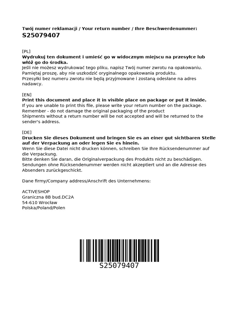 Rma - S25079407 3 | PDF