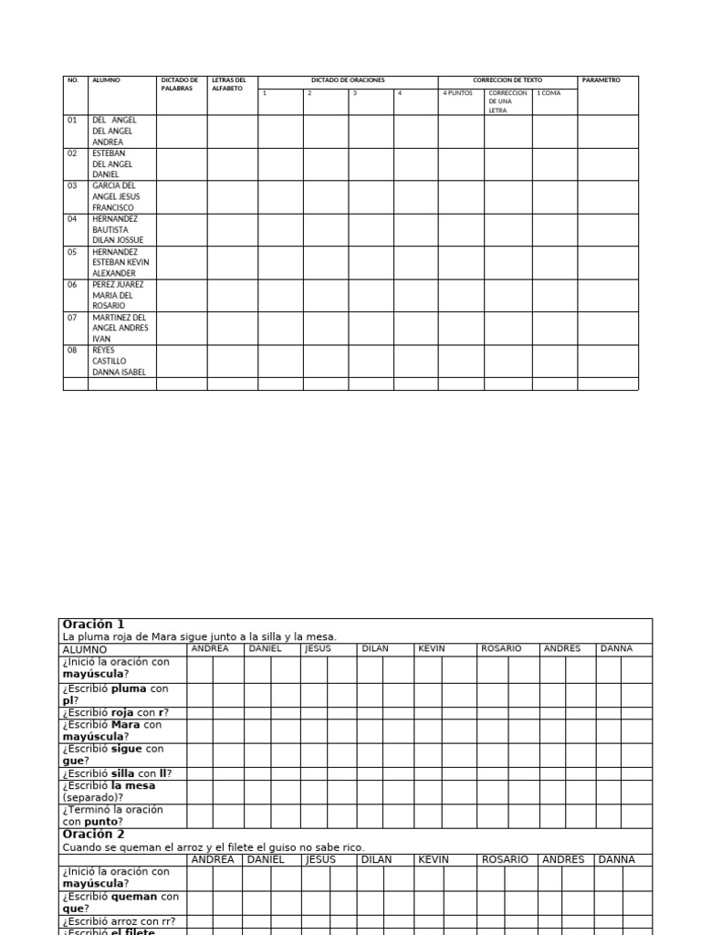 Formato de Registro Idai - Ice A | PDF | Notación | Lectura (proceso)