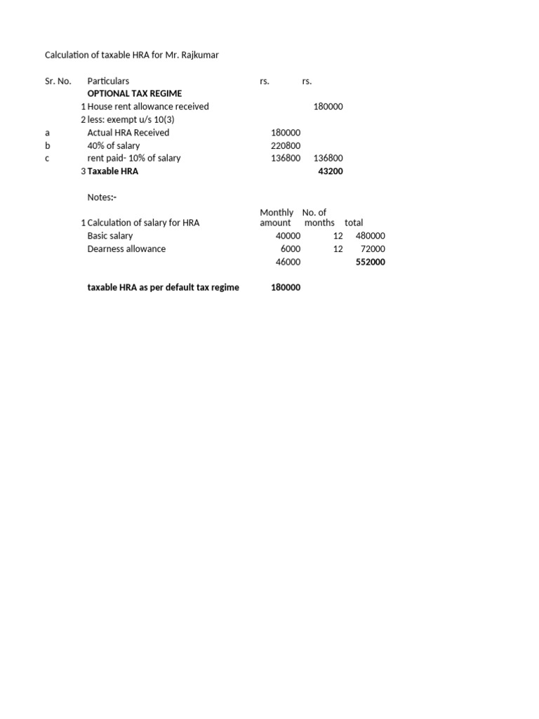 Indian Taxation Questions Aashi | PDF | Tax Exemption | Salary