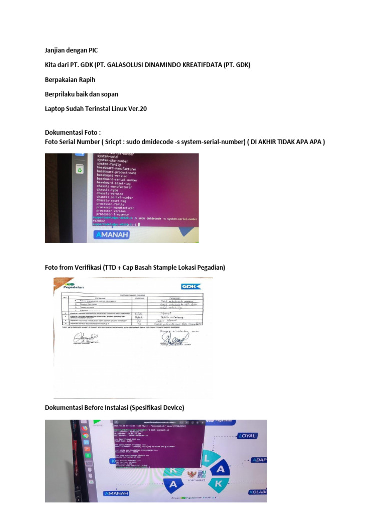 Guide Instalasi Ubuntu V22 - Pegadaian | PDF