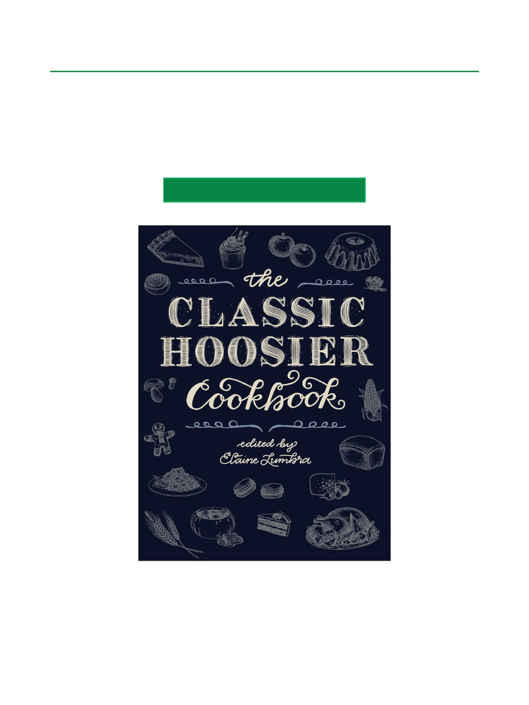 Cheap Best The Classic Hoosier Cookbook Full Digital Edition | PDF