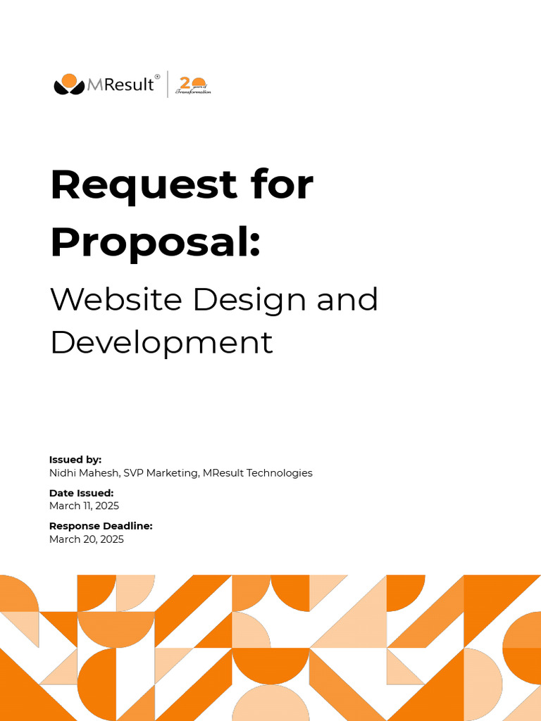 RFP - MResult Website Development_250312_105452 | PDF | Websites ...
