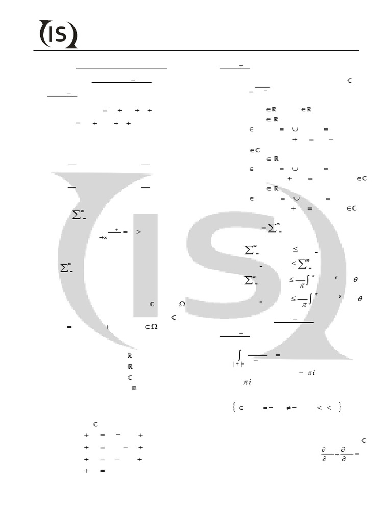Complex Analysis PYPs December 2014 To December 2023 With Ans | PDF | Power Series ...