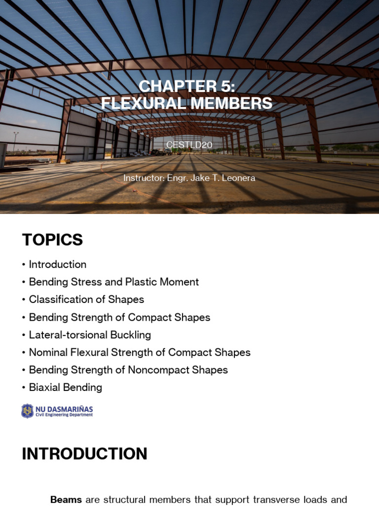 Chapter 5 - Flexural Members | PDF | Bending | Buckling