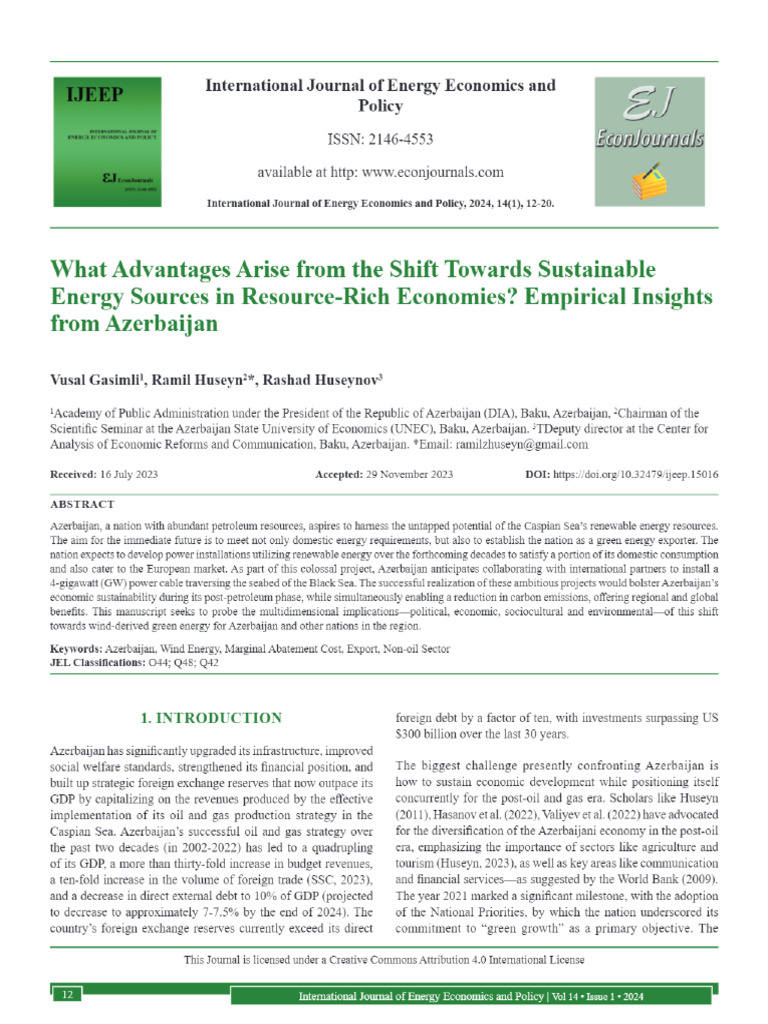What Advantages Arise From The Shift Towards Sustainable Energy Sources ...