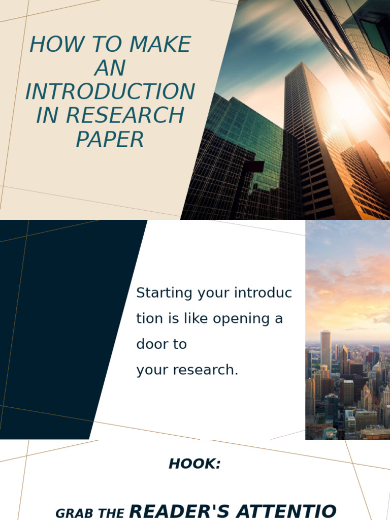 Crafting Research Paper Introductions | PDF