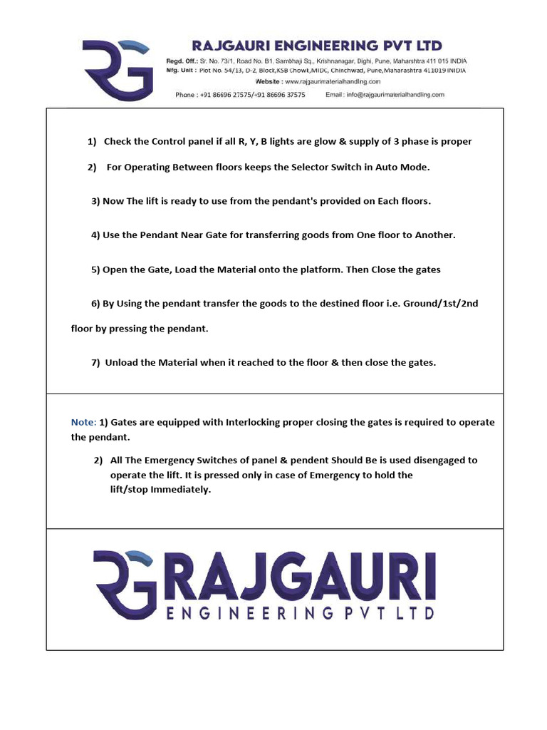 Standard Operation Procedure | PDF
