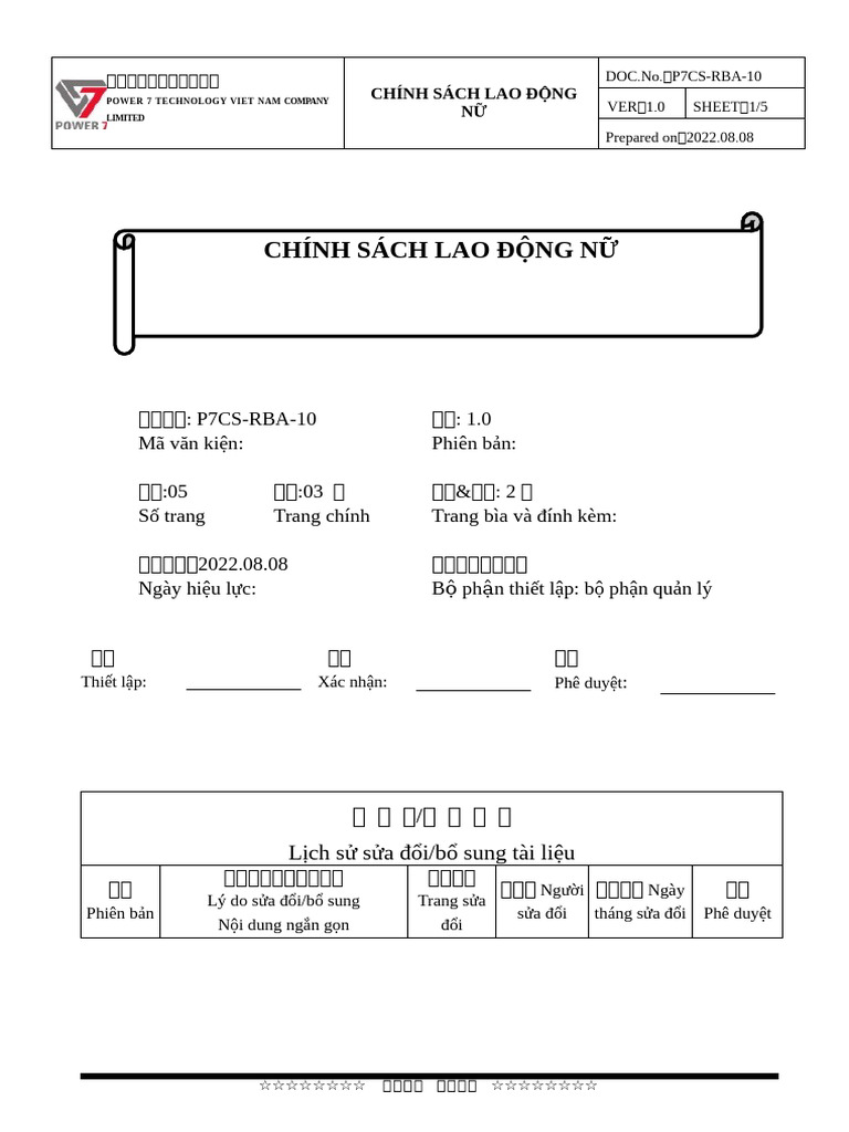 P7cs-Rba-10 CS Lao Đ NG N | PDF