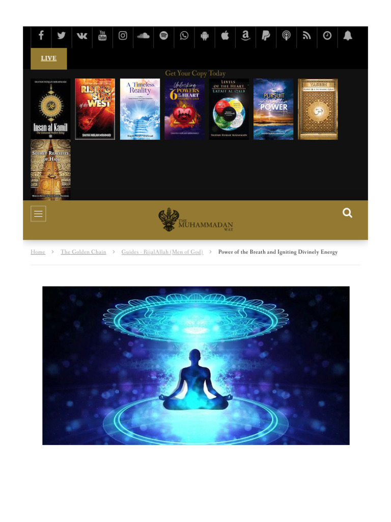 Power of The Breath and Igniting Divinely Energy - Nur Muhammad ...