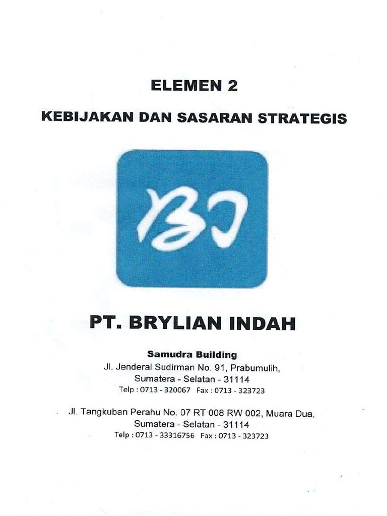 1.c Kebijakan K3L Dan Implementasinya | PDF