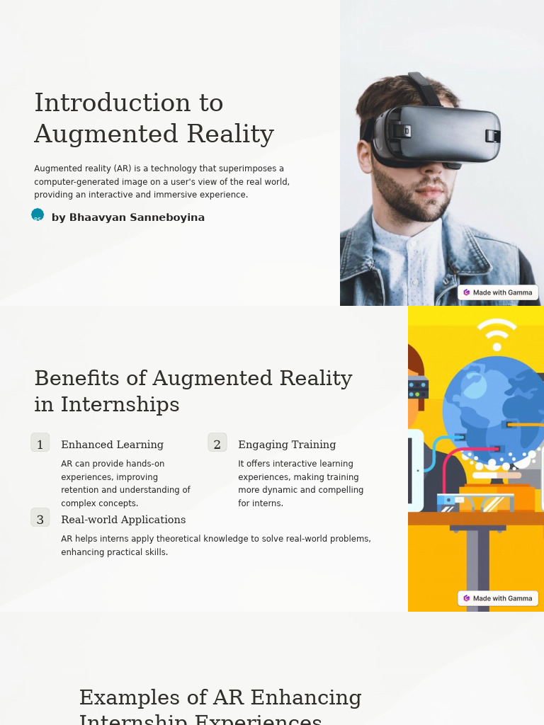 Introduction to Augmented Reality | PDF | Augmented Reality | Simulation