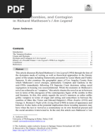 I Am Legend: A Modern Horror Analysis | PDF | Horror Fiction | Vampires