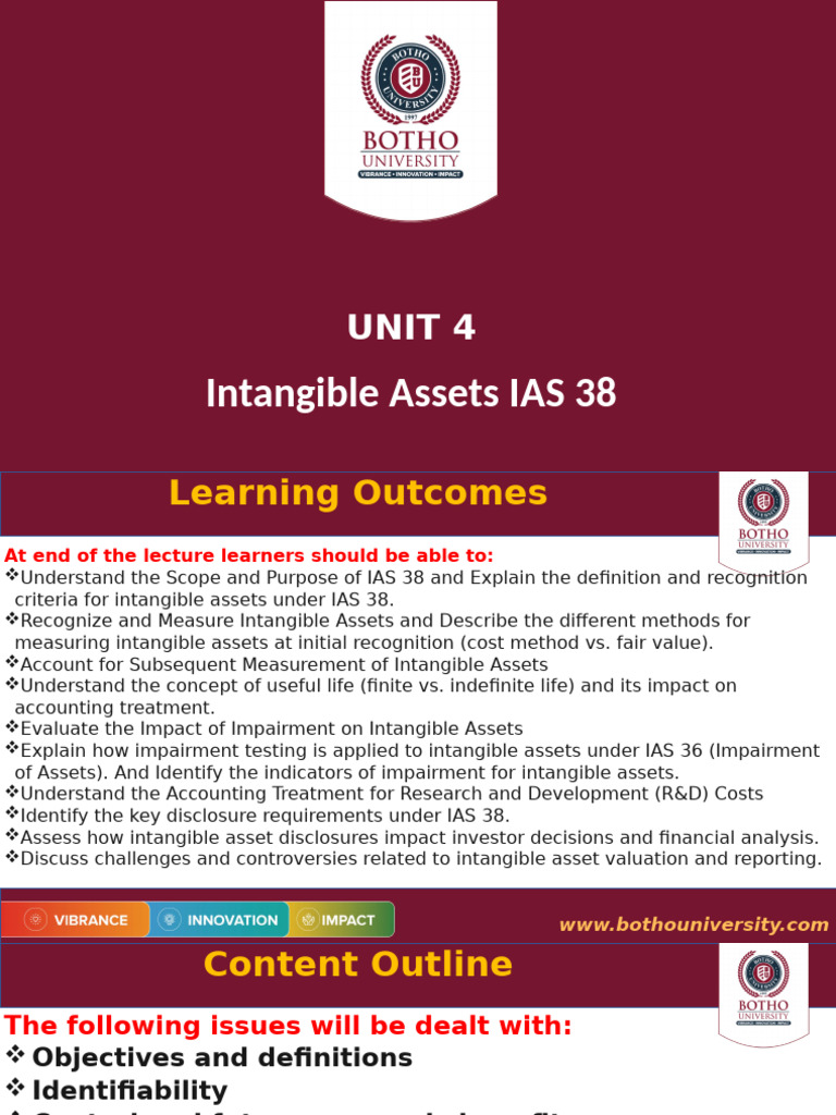 IAS 38 Intangible Assets Overview | PDF | Goodwill (Accounting ...