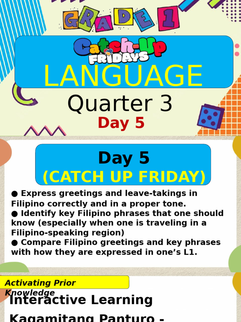 Gr1-Catch Up Language | PDF