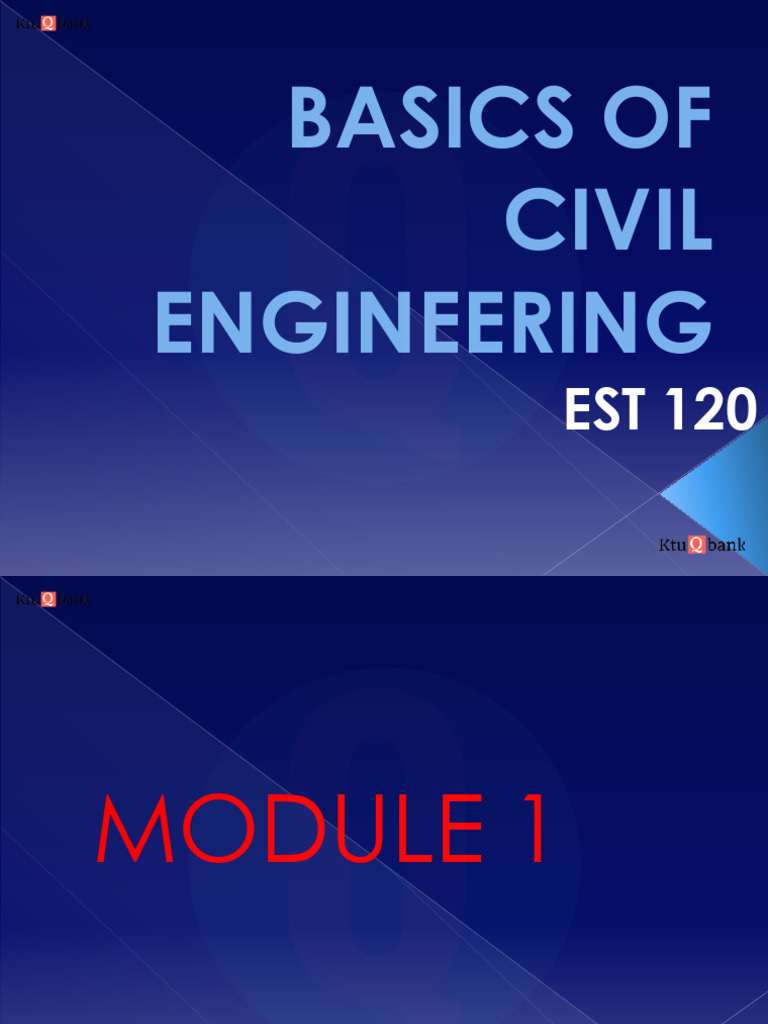 MODULE 1_compressed - KQB KtuQbank | PDF | Engineering | Building
