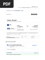 IndiGo Sample Flight Ticket PDF | PDF