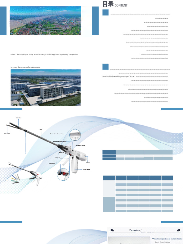 Surgical Staplers and Consumables ( | PDF | Surgical Suture | Surgery