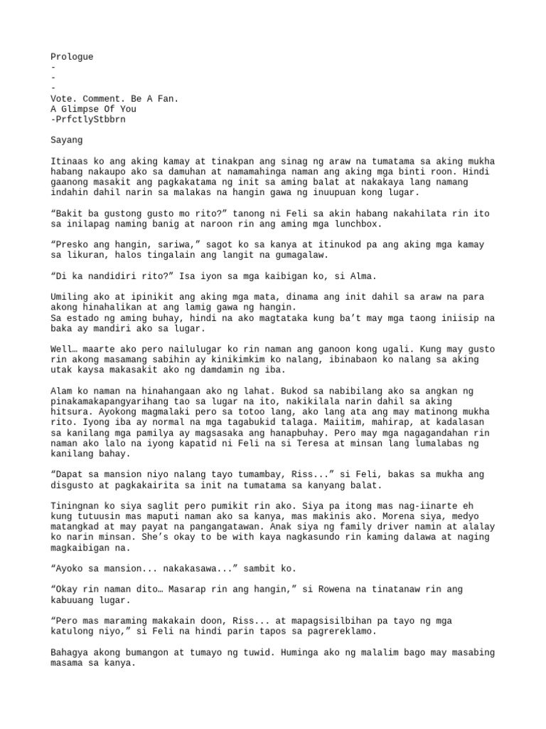 Buenaventura Series 5 (Glimpse) by Ineryss | PDF