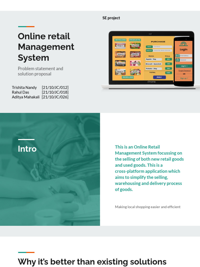 Online Retail Management System | PDF | Agile Software Development | Retail