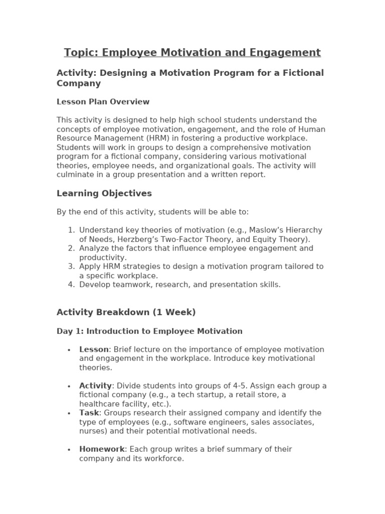 Designing Employee Motivation Programs | PDF | Motivational | Motivation