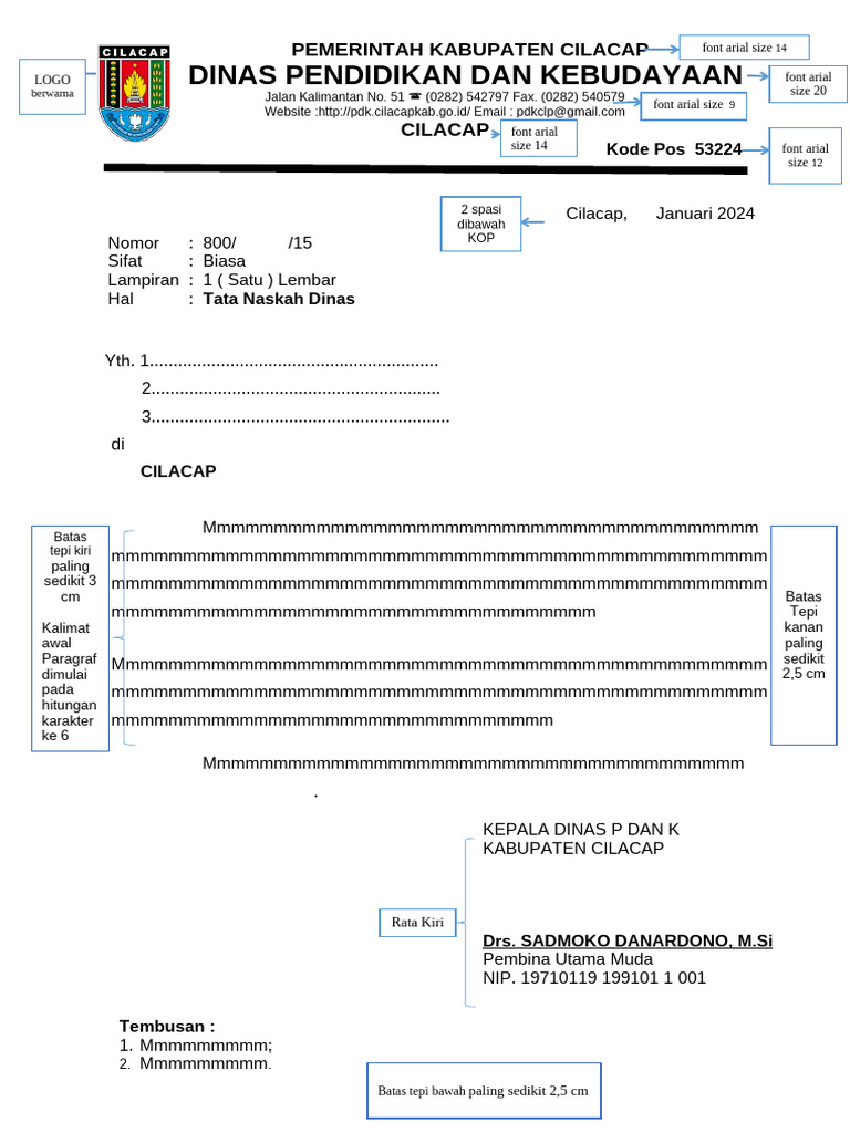 Contoh Format KOP SURAT | PDF