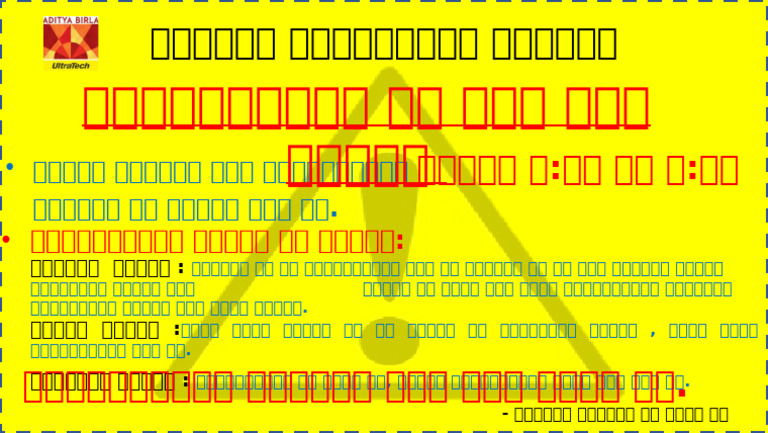 Blasting Timing Sign Board | PDF
