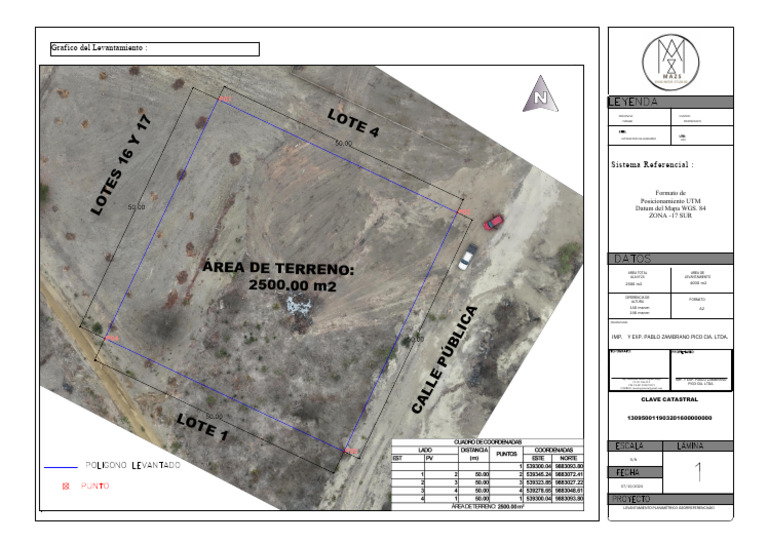 Levantamiento Planimétrico en Manabí | PDF | Geodesia | Tecnología ...