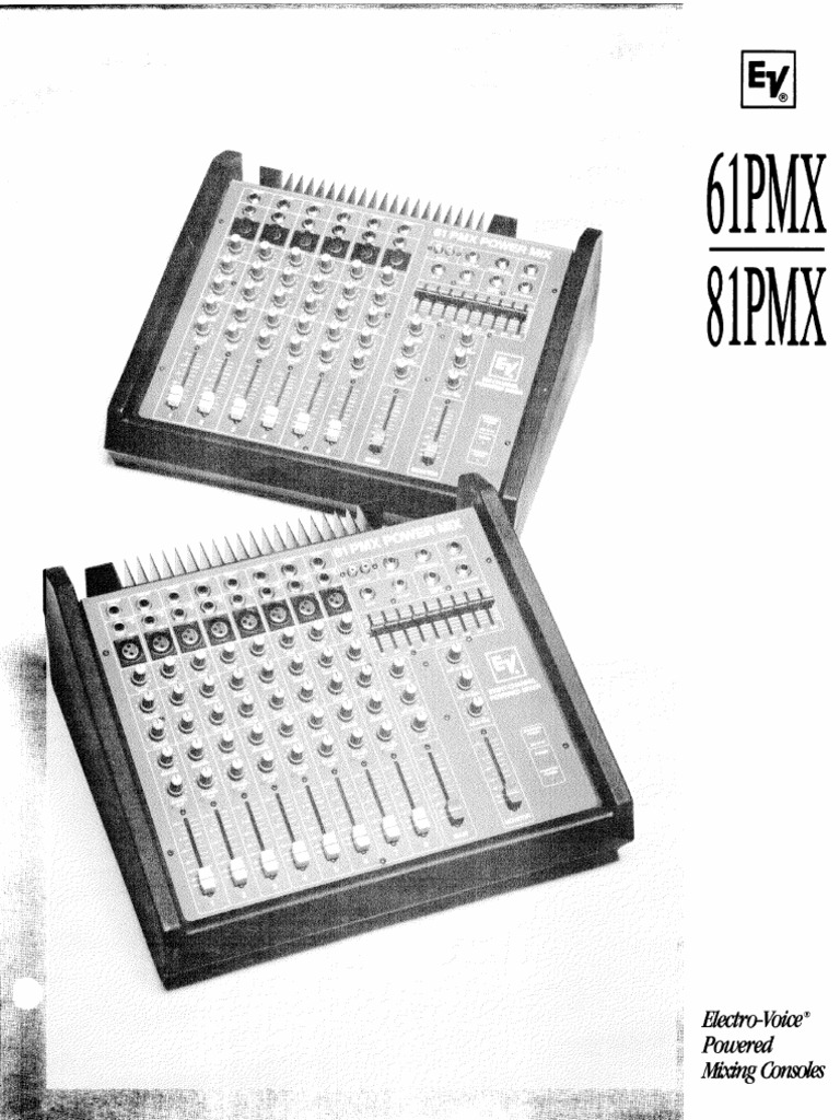 Electro-Voice 61 81pmx SM | PDF