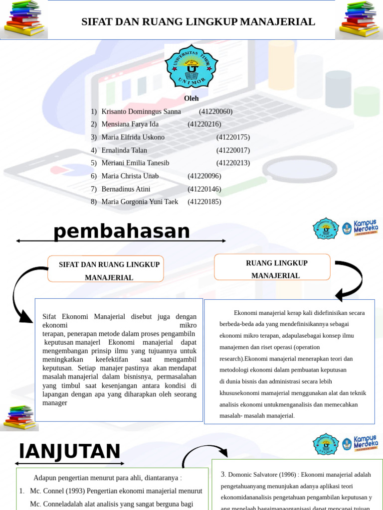 KLMPK 1 Eko - Manajerial | PDF