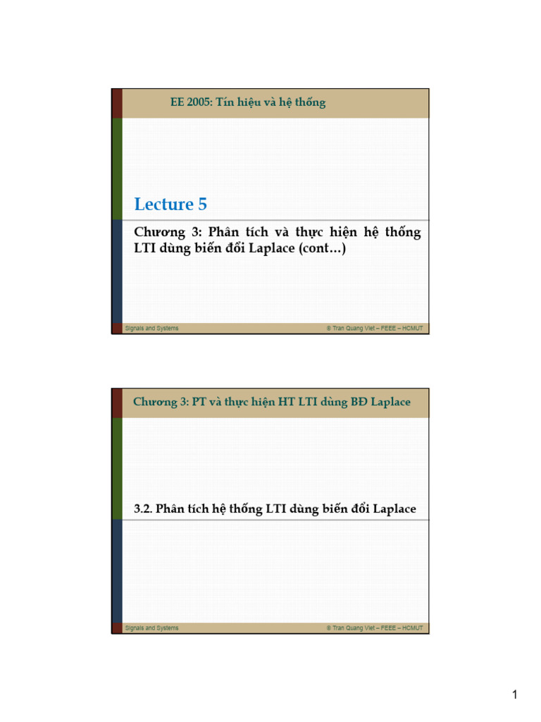 EE2005 242 Lecture 05 | PDF