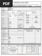 Personal Data Sheet CS Form No. 212 Revised 2017 | PDF | Justice ...
