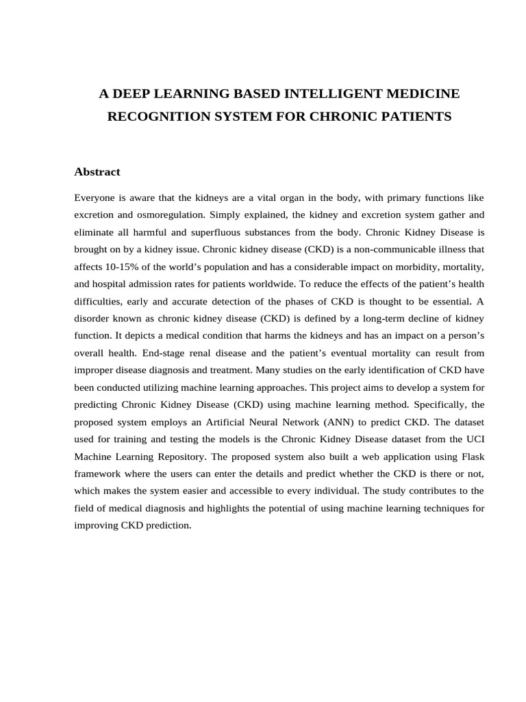 A Deep Learning Based Intelligent Medicine Recognition System For Chronic Patients | PDF ...