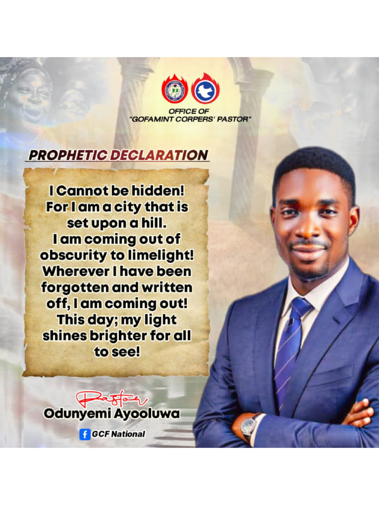 Prophetic Declaration Flyer | PDF