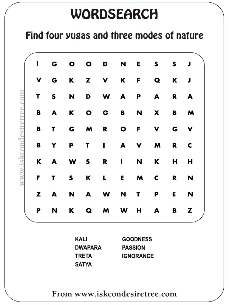 Find The Four Yugas & Three Modes of Nature Q | PDF
